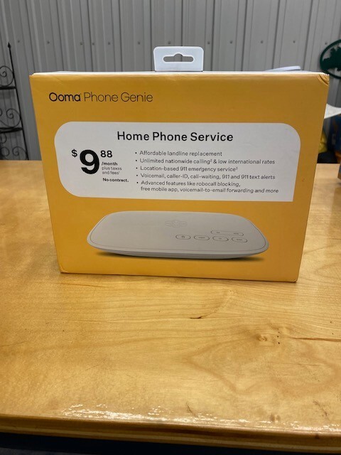 Ooma Phone Genie Home Phone Service OOMAPG 100-0474-100 NIB | eBay