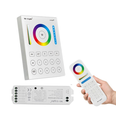 MiLight Wifi 2.4G RF Remote 8-Zone RGBW RGB CCT LED Strip lamp Panel ...