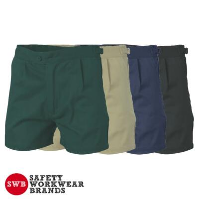 DNC Workwear Mens Cotton Drill Utility Shorts Work Tradesman Industrial ...