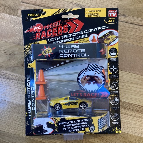 RC Pocket Racers Fury 4 Way Remote Control Fury Micro Car As Seen On TV ...