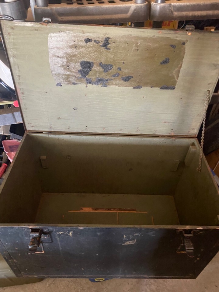 WW2 Korea Vietnam Era Vintage Military Foot Locker Named | eBay
