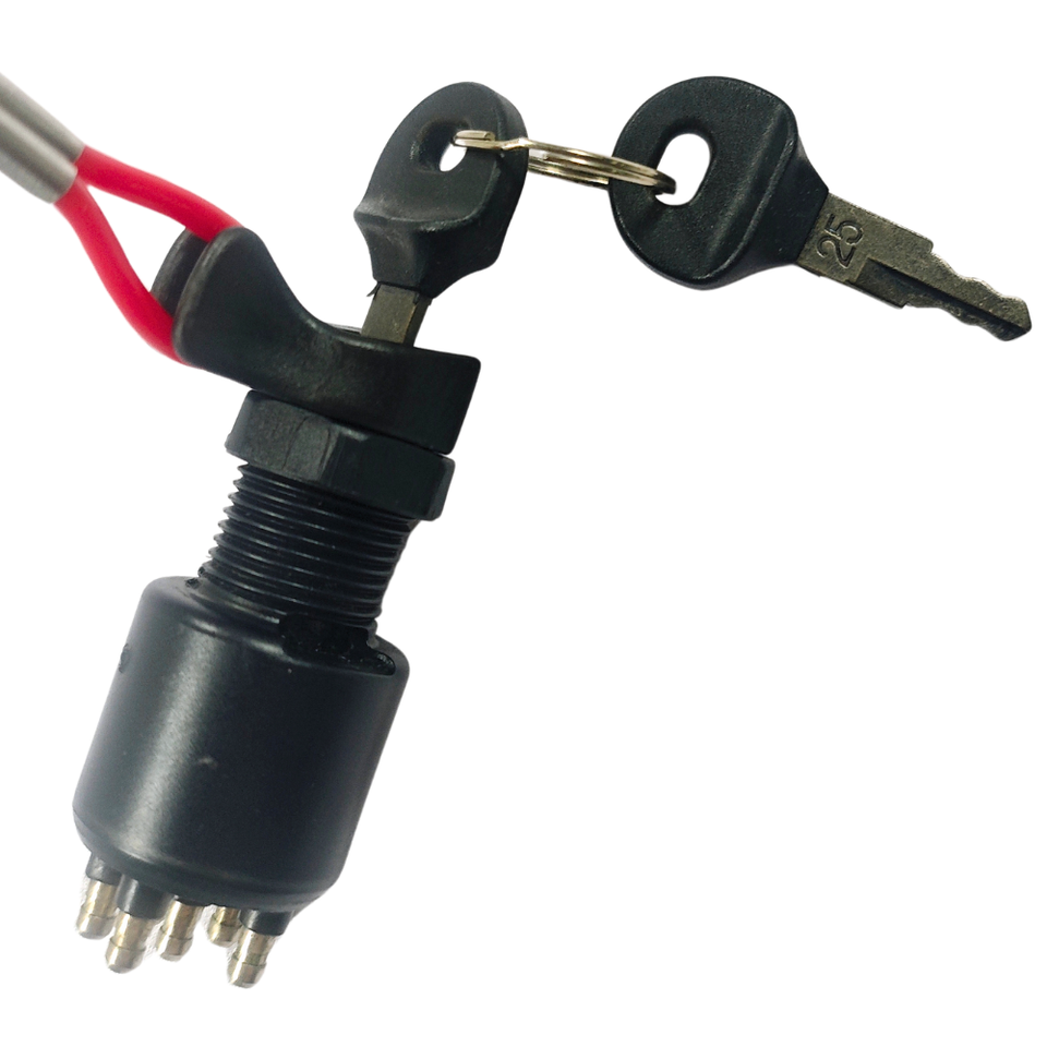 Boat Ignition Key Switch & Safety Lanyard For Evinrude Johnson BRP OMC ...