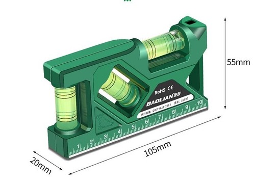 Mini Magnetic Small Bubble Level Spirit Level Leveling Square Quality ...