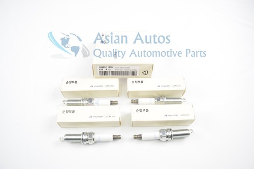 Genuine Hyundai 2015-2021 Spark Plug 4PCS 1884911070 OEM | eBay