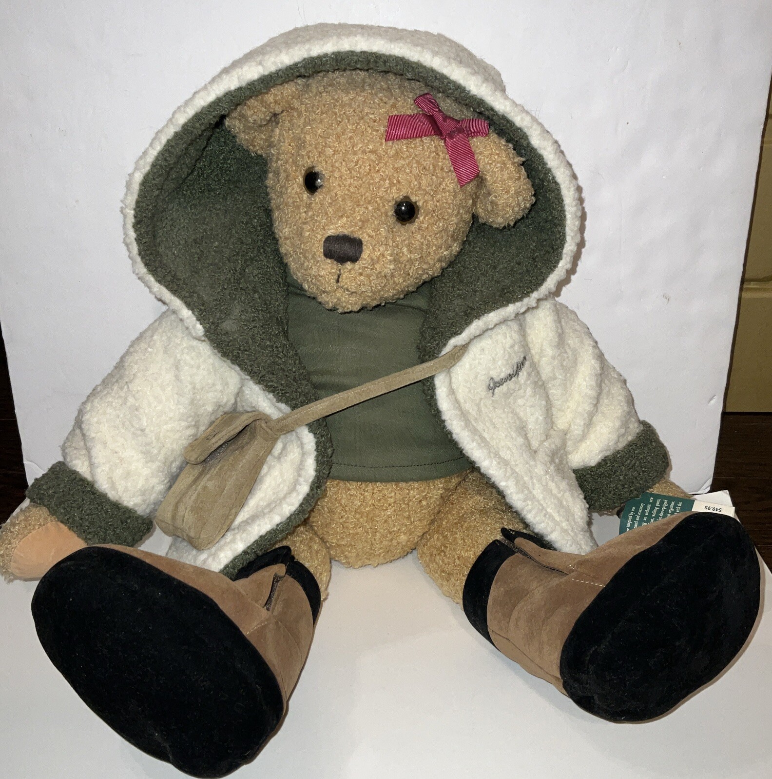 VTG WALKING CO JUNIPER Jointed Stuffed 18” Teddy Bear Limited Edition ...