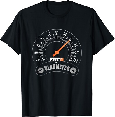 Mens Oldometer - Funny 70th Birthday Gift for Men 70 Bday Gift Unisex T ...