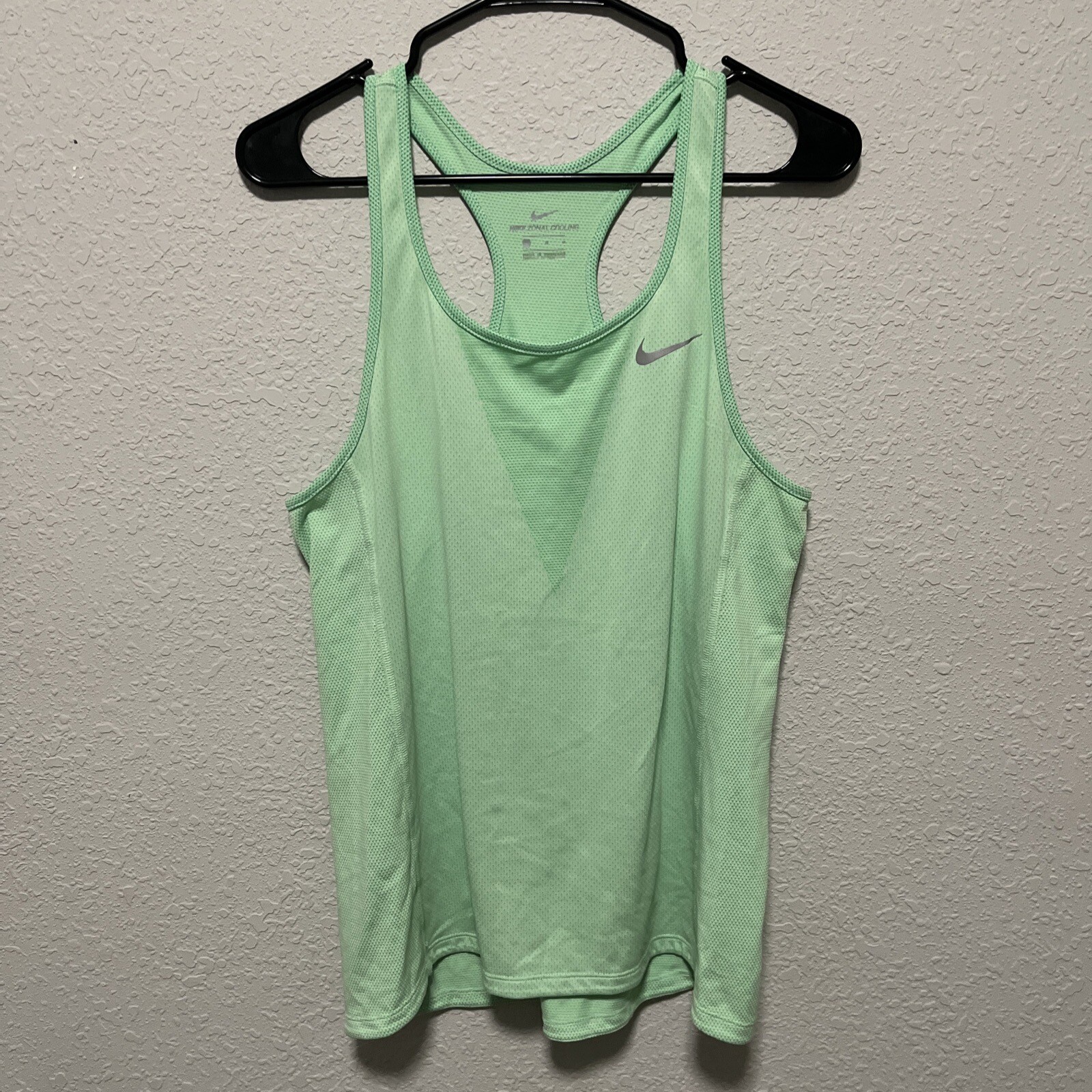 Nike Zonal Cooling Light Green Racer back Woman’s Tank Top Size M | eBay