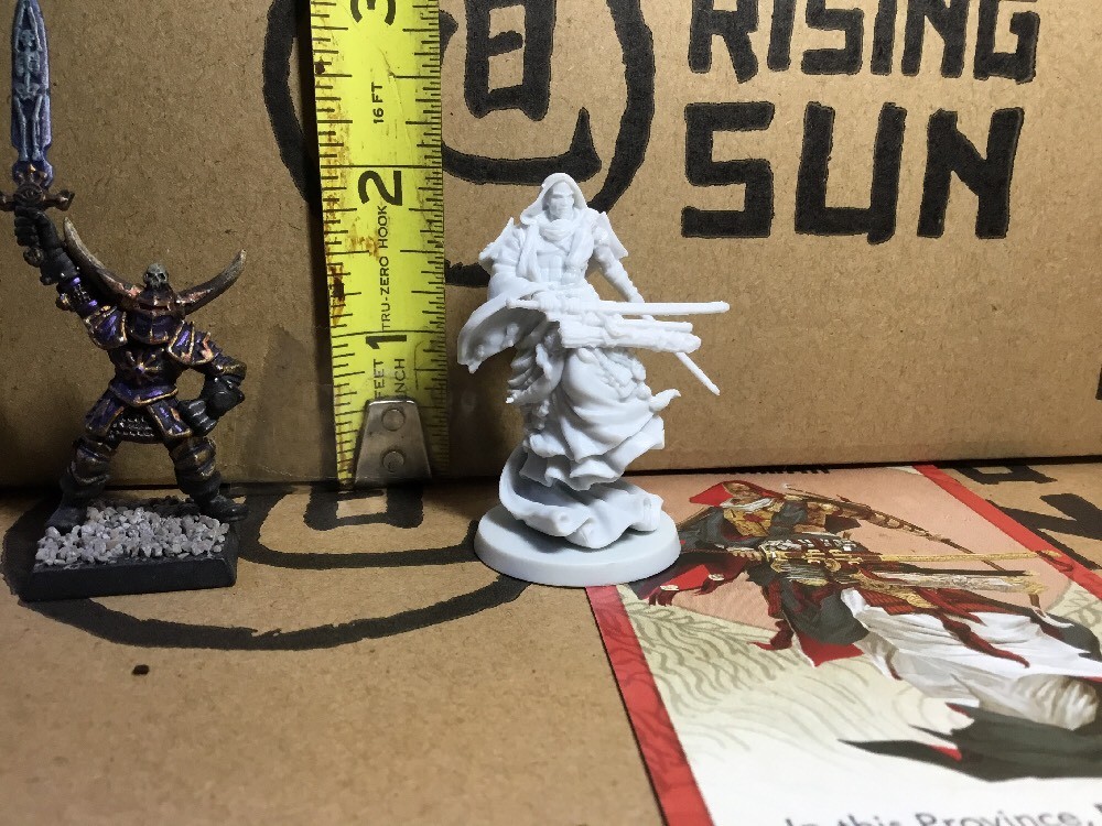 Kami Hachiman War God Japanese Samurai Mini 32mm Rising Sun D&d Dnd ...