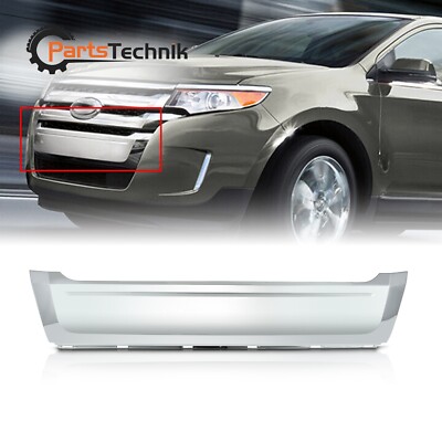 Front Bumper Lower Chrome Grille Moulding for 2011-2014 Ford Edge ...