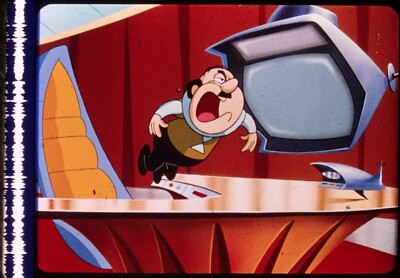 JETSONS The Movie 1990 35mm Film Cel Slide Animation Cartoon Hanna ...