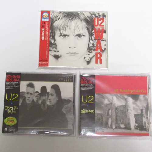 U2 3TITLES(PHCR-4837+PHCR-90709+PHCR-14501) JAPAN CD w/OBI | eBay