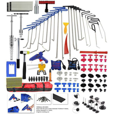 140Pcs WHDZ Paintless Repair Tools – Car Auto Dent Puller Push Rod ...