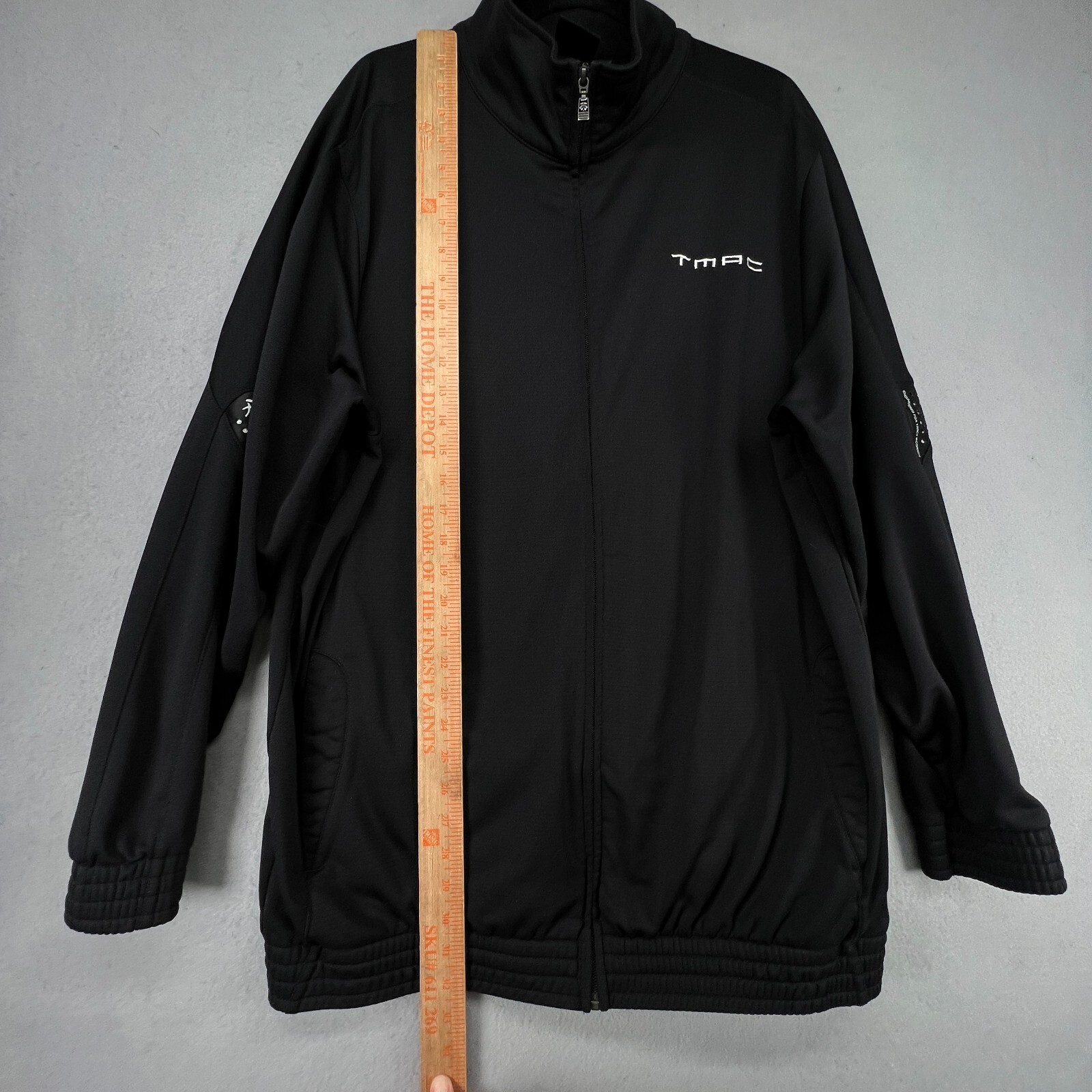 Adidas Tracy Mcgrady Edition Jacket Mens Size Large Black Y2K Warm Up T ...