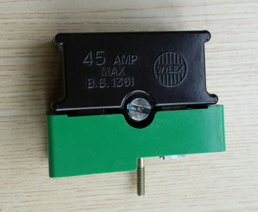 Wylex Plug In Series Replacement 45A Cartidge Fuse Circuit Breaker ...