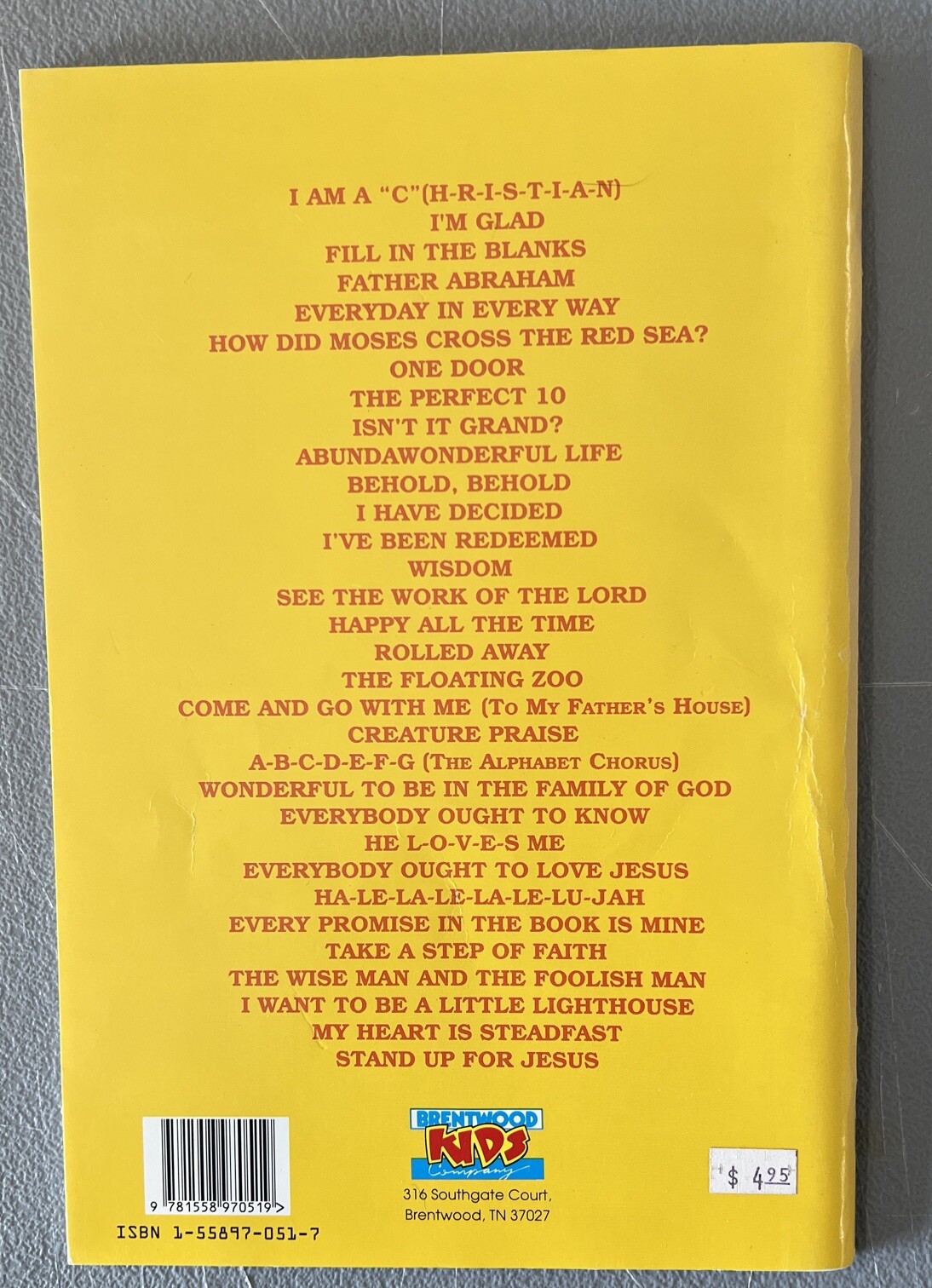 KIDS SING PRAISE 3 (VOLUME 3) By Larry Mayfield *Excellent Condition ...