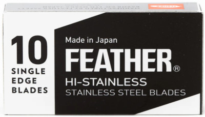 Feather FHS-10 Hi-Stainless Single Edge Razor Blades | eBay