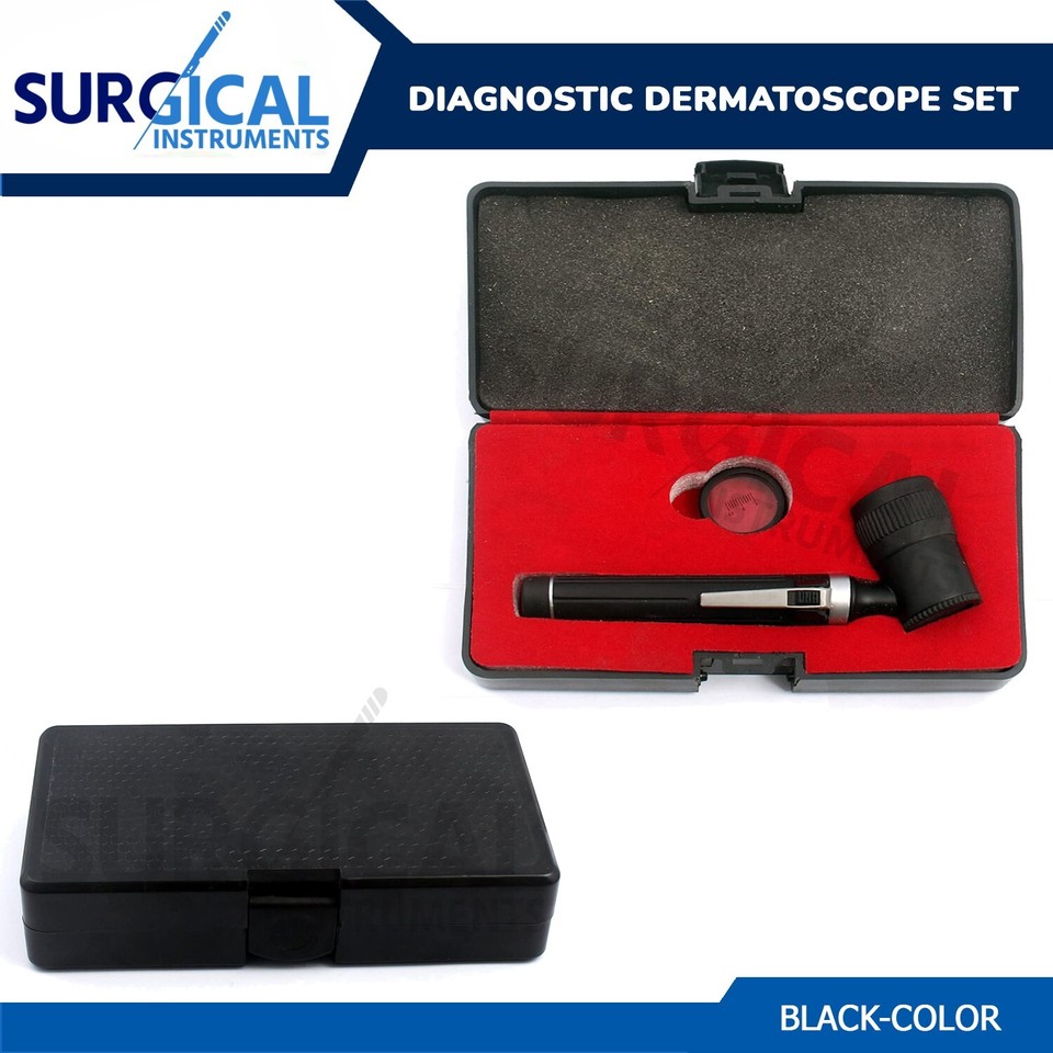 Dermatology Skin Diagnostic Dermatoscope Set Dermal Instruments ...