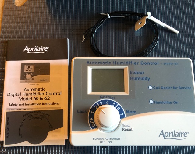 Aprilaire 62 Automatic Digital Humidistat Controller - White for sale ...