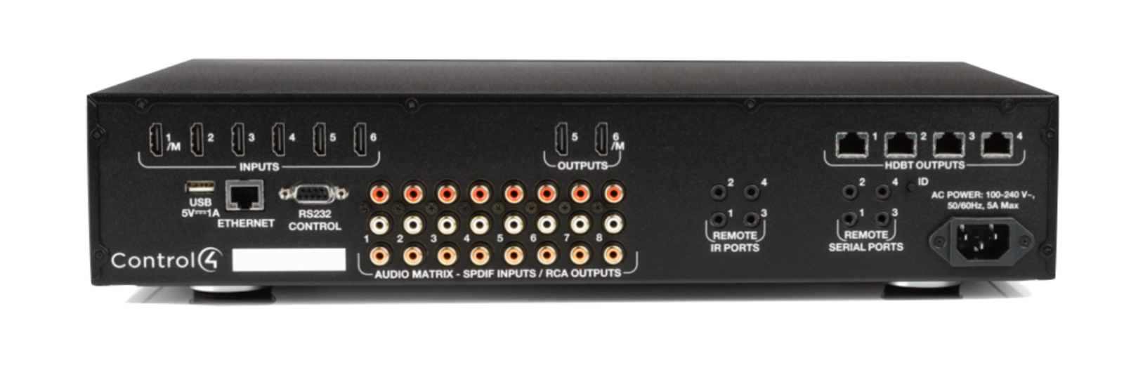 4K Ultra HD 6x6 AV Matrix Switch with Audio Downmixing C4-LU642D | eBay