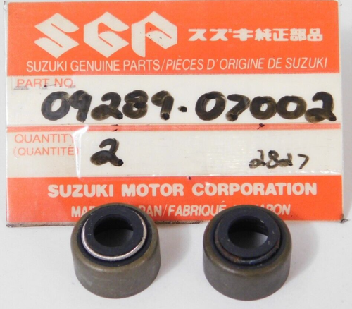 QTY 2 NEW 1977-2019 Genuine Suzuki Factory Oil Seal Parts OEM 09289 ...