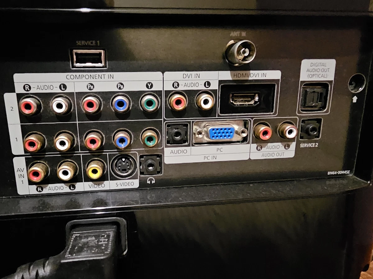 Back Of Samsung Lcd Tv