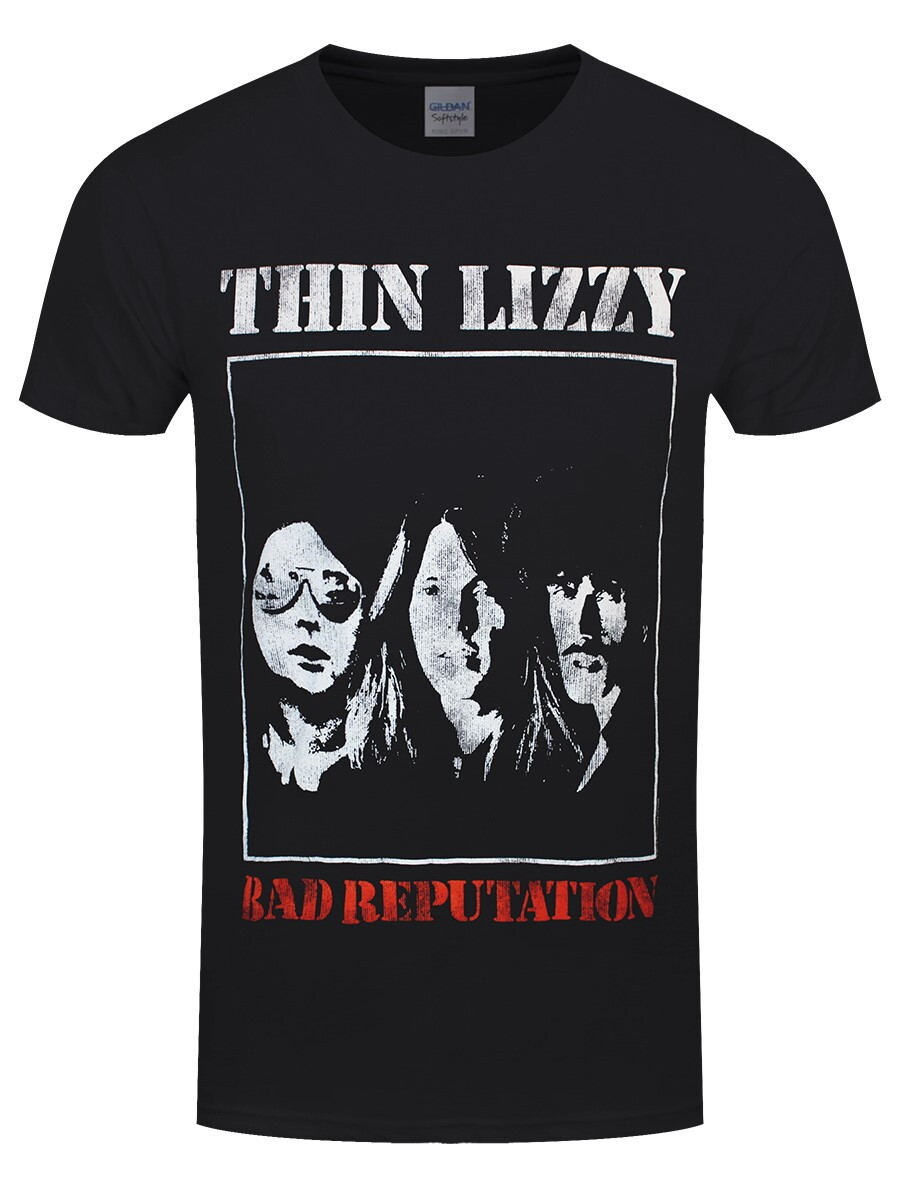 Thin Lizzy Bad Reputation Black T-Shirt NEW OFFICIAL | eBay UK