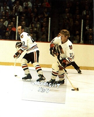 PAT STAPLETON Chicago Blackhawks Photo #4 (c) with Bordeleau | eBay