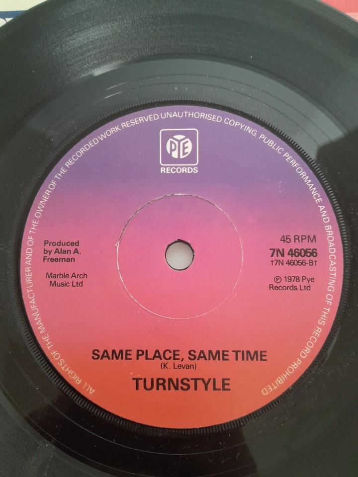 Turnstyle - Once more from the top/Same place same time on Pye label ...
