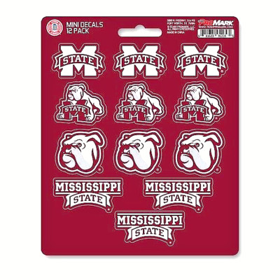 Mississippi St. Bulldogs Vinyl Die-Cut Sticker Set / Decal Sheet *Free ...