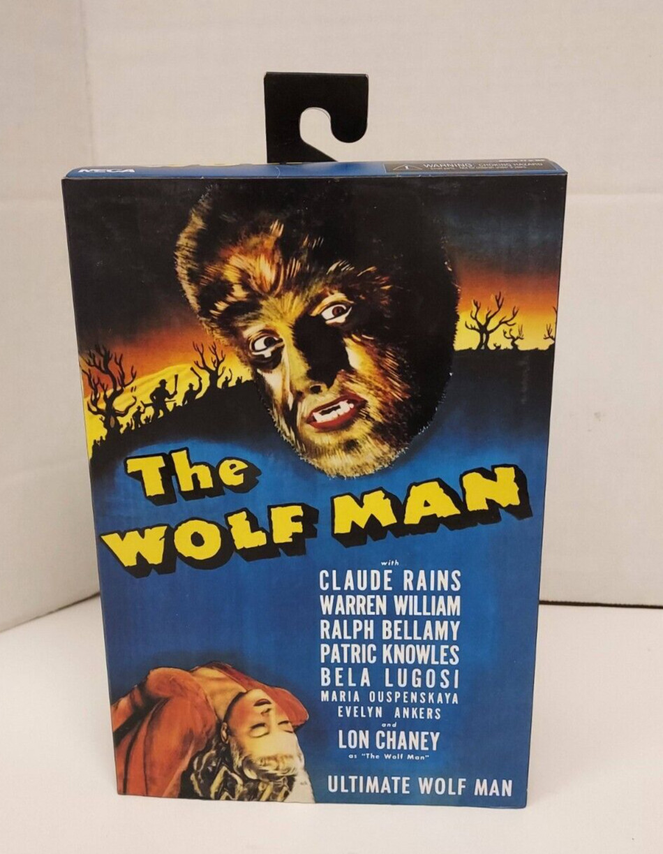 NECA Universal Monsters Ultimate The Wolf Man 7" Action Figure - In ...