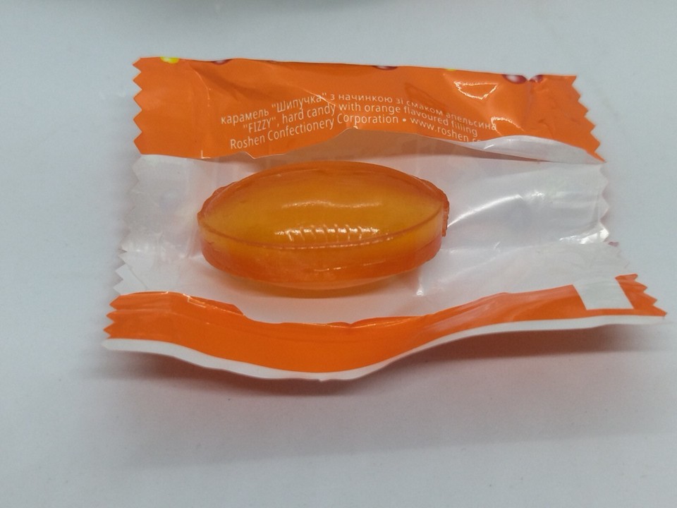 Ukrainian Candy Roshen Fizzy Boom Fruit Caramel Fizz,Lime Cola Orange ...