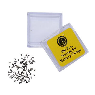 SCREWS FOR BATTERY CLASPS/CLAMPS covers quartz watch watches batteries ...
