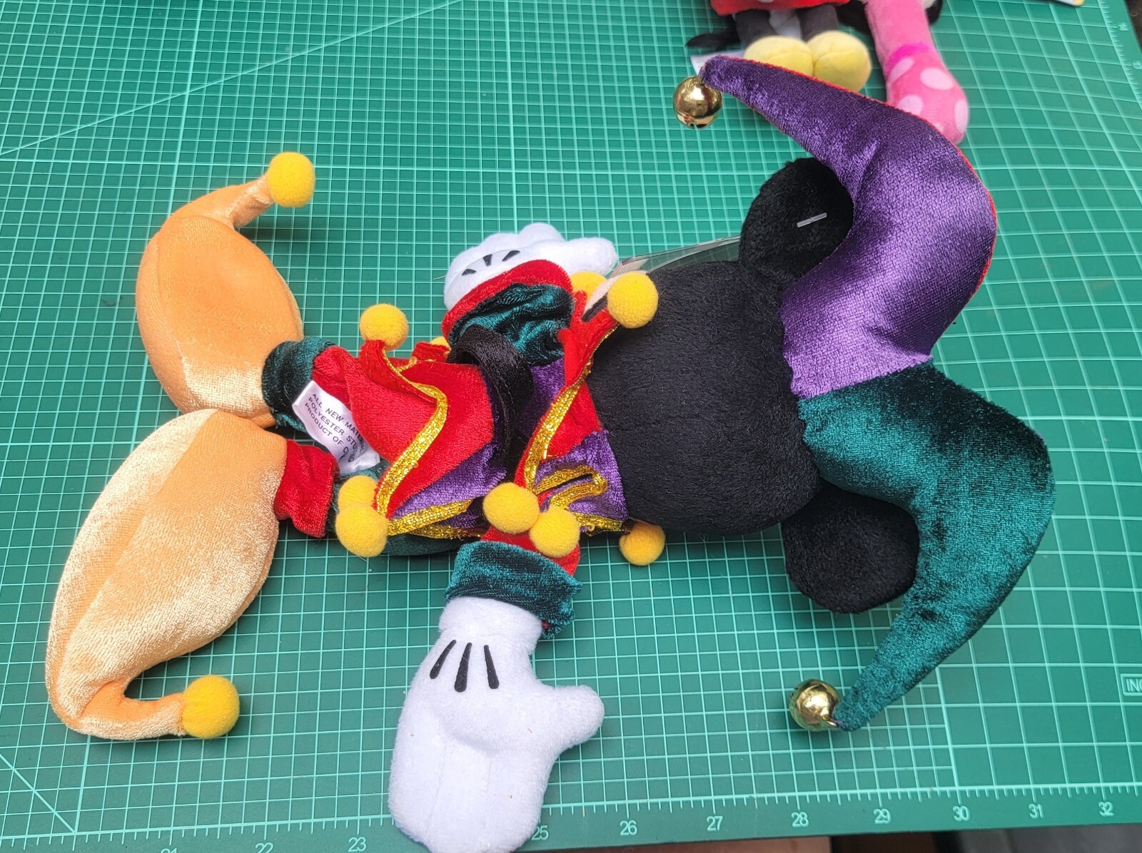 NWT Disney Tokyo Japan Disneyland 15 Years MICKEY MOUSE 11" Jester ...