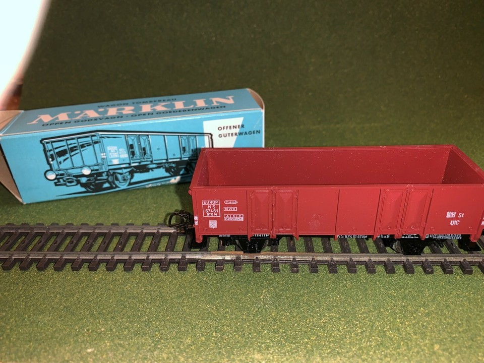 Marklin HO Brown Open Gondola labeled 4639 | eBay
