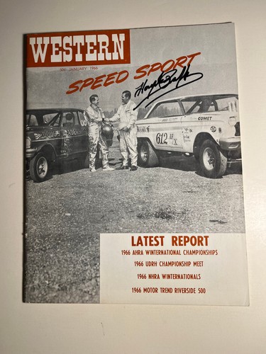 ORIGINAL 1966 WESTERN SPEED SPORT PUBLICATION-HAYDEN PROFFITT ...