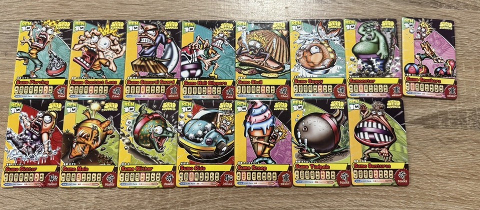 Ben 10 Sumo Slammer &sumo Cards | eBay Australia