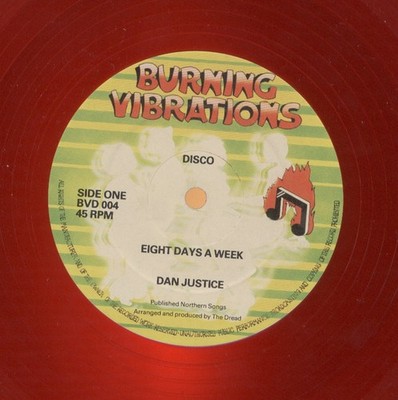 Dan Justice / Danite Tribe - Eight Days A Week / Dub Mix (12") 0 UK ...