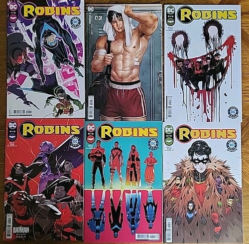 Robins Volumes #1-6 COMPLETE RUN, Robins 2 ROBLES Variant- DC Comics ...