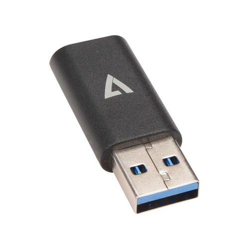 V7 - CABLES USB 3 A MALE TO USB-C F ADAPTER MINI BLACK USB ADAPTER ...