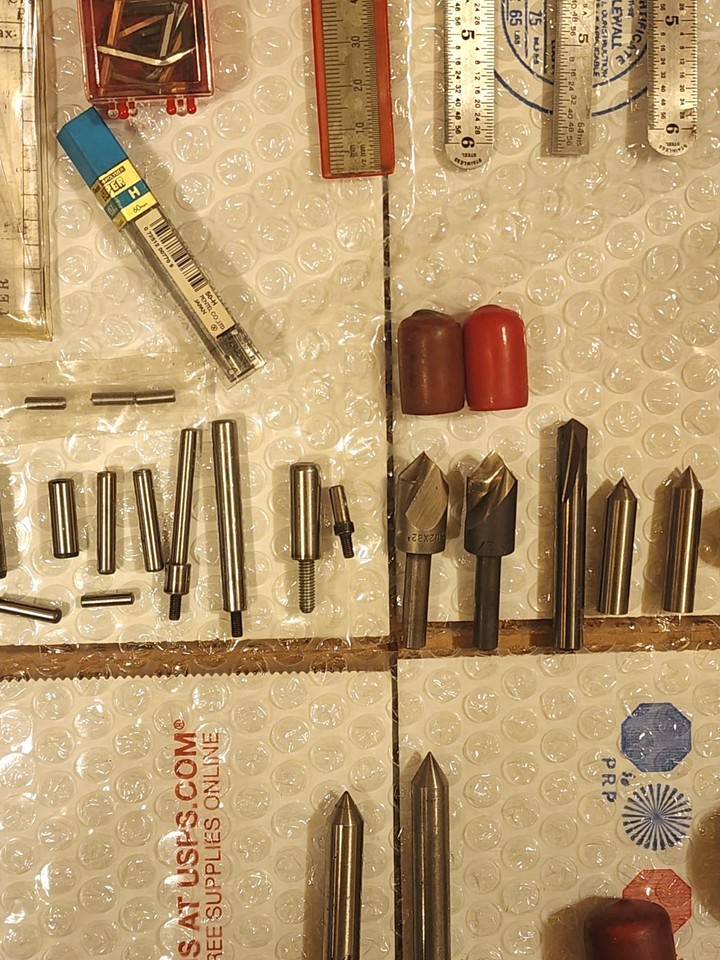 Large Machinists Tool Lot, miscellaneous, Starrett, General, Craftsman ...