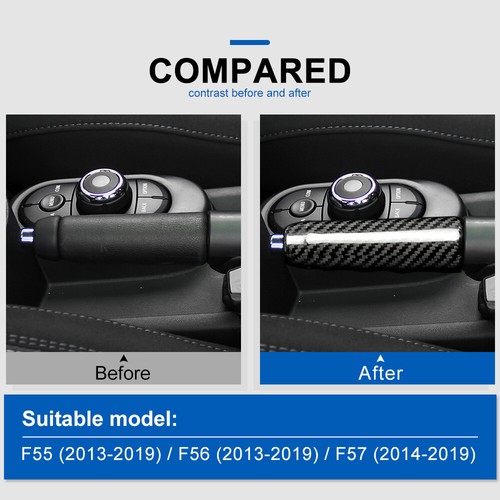 For Mini Cooper F55 F56 F57 Carbon Fiber Console Parking Brake ...