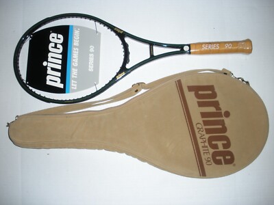 PRINCE POG GRAPHITE MIDPLUS 90 FOUR STRIPES TENNIS RACQUET 4 1/2 BRAND ...