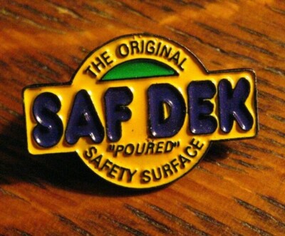 Saf Dek Lapel Pin - Poured Safety Surface Hardware Handyman Contractor ...