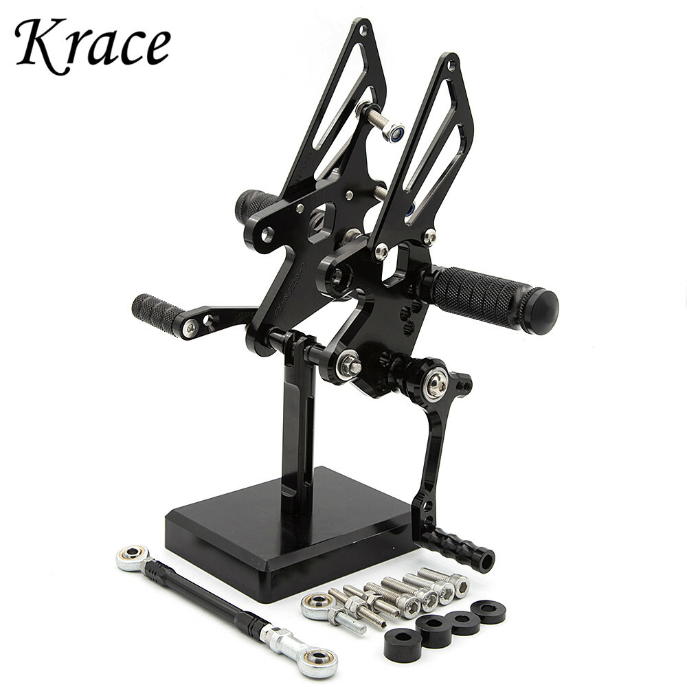 For NINJA 250 2009-2012 CNC Rearset Footrest Footpegs Foot Pegs Rear ...