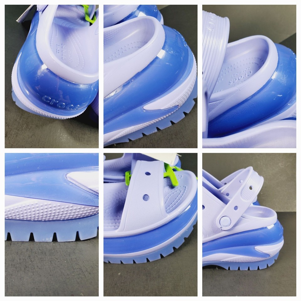 NEW w/ TAG CROCS MEGA CRUSH SANDAL SHOES PURPLE Size 7 Men/ 9 Women | eBay