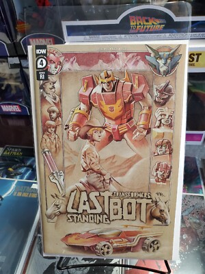 IDW Publishing TRANSFORMERS LAST BOT STANDING #4 RI cover! 1:10! | eBay