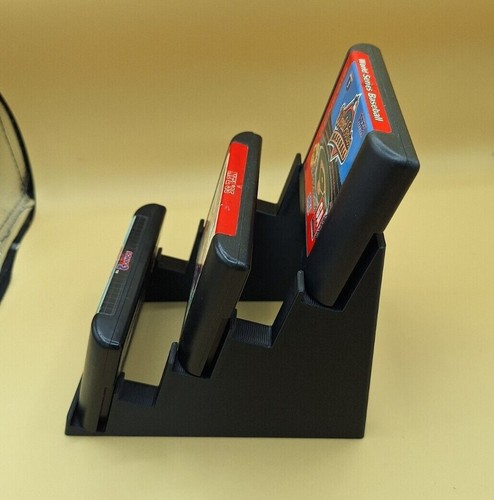 Sega Genesis Game Cartridge Display Stand, Tiered, Up To 5 Carts, 3D ...
