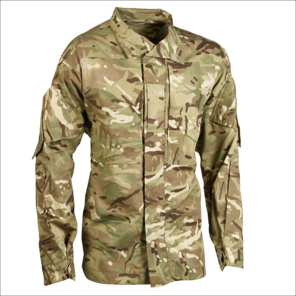 BRITISH ARMY MTP WARM WEATHER JACKET MTP SHIRT MILITARY COMBAT CAMO ...