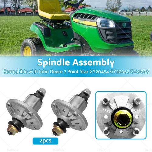 2x Suitable For John Deere Spindle Assemblys Ride on Mowers 7 Point ...