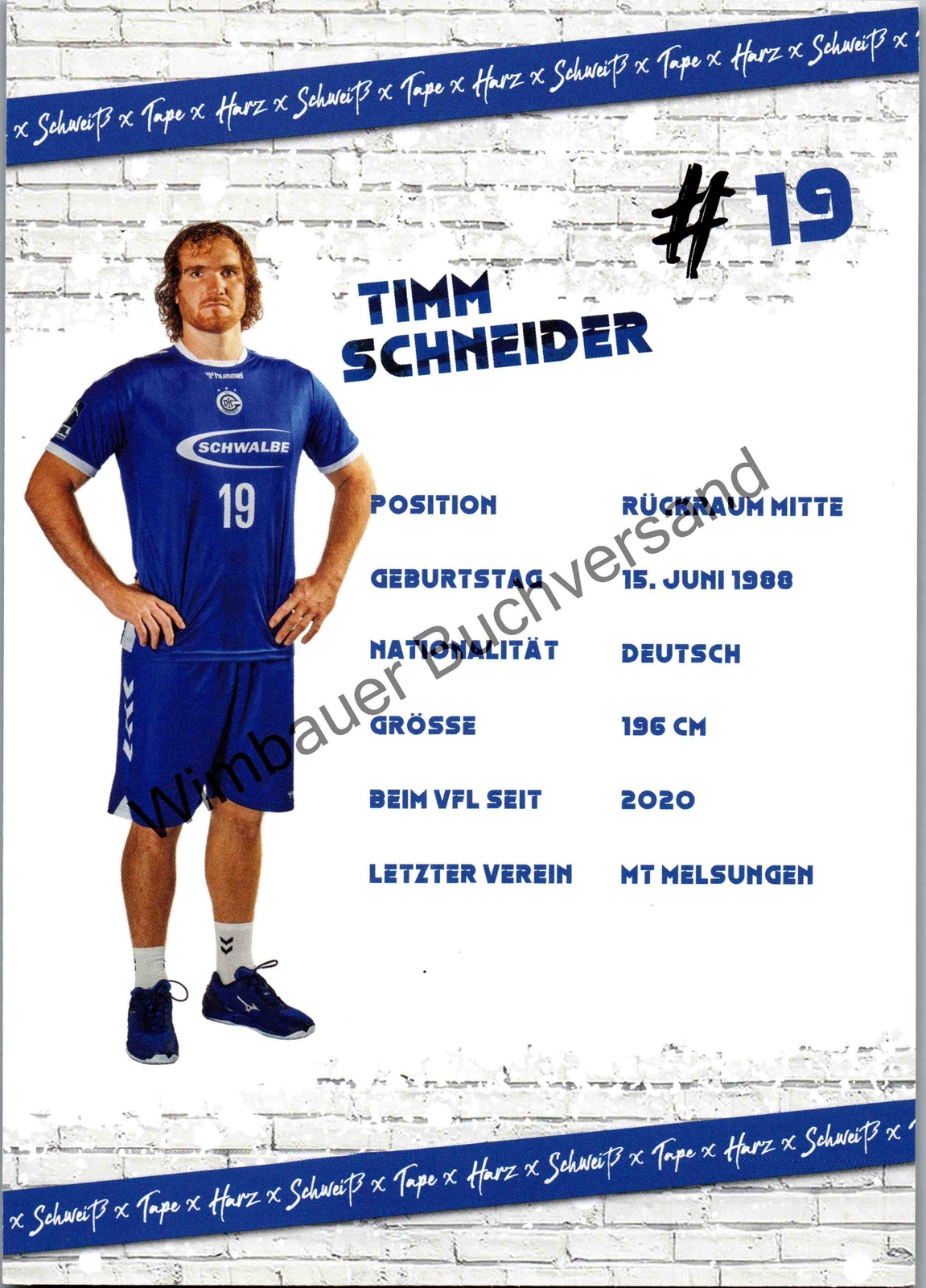 Original Autogramm Timm Schneider Handball Gummersbach /// Autograph ...